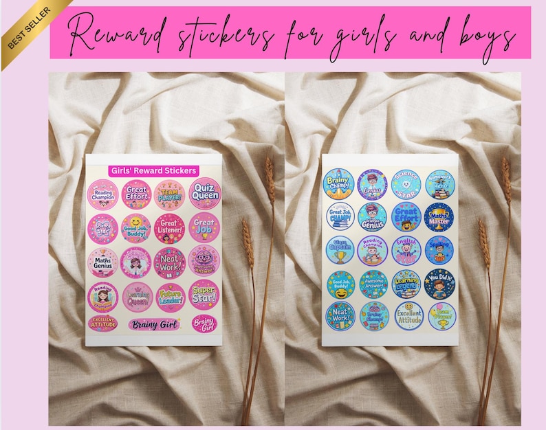 Printable Student Reward Stickers: Motivational Teacher Stickers ...