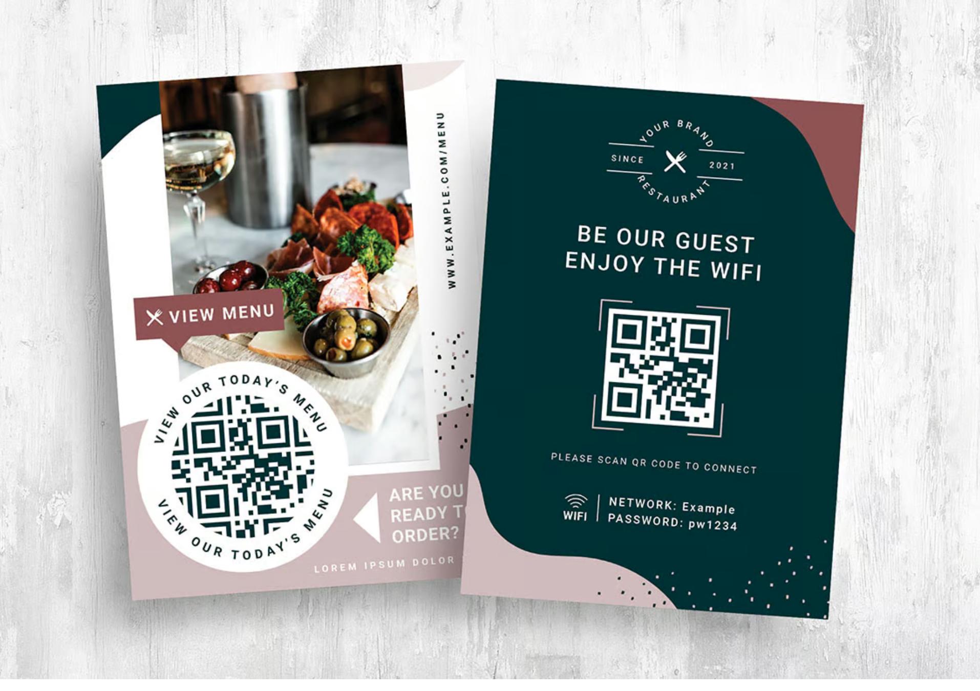 Custom QR Code Business Sign: Payment & Social Media - Etsy