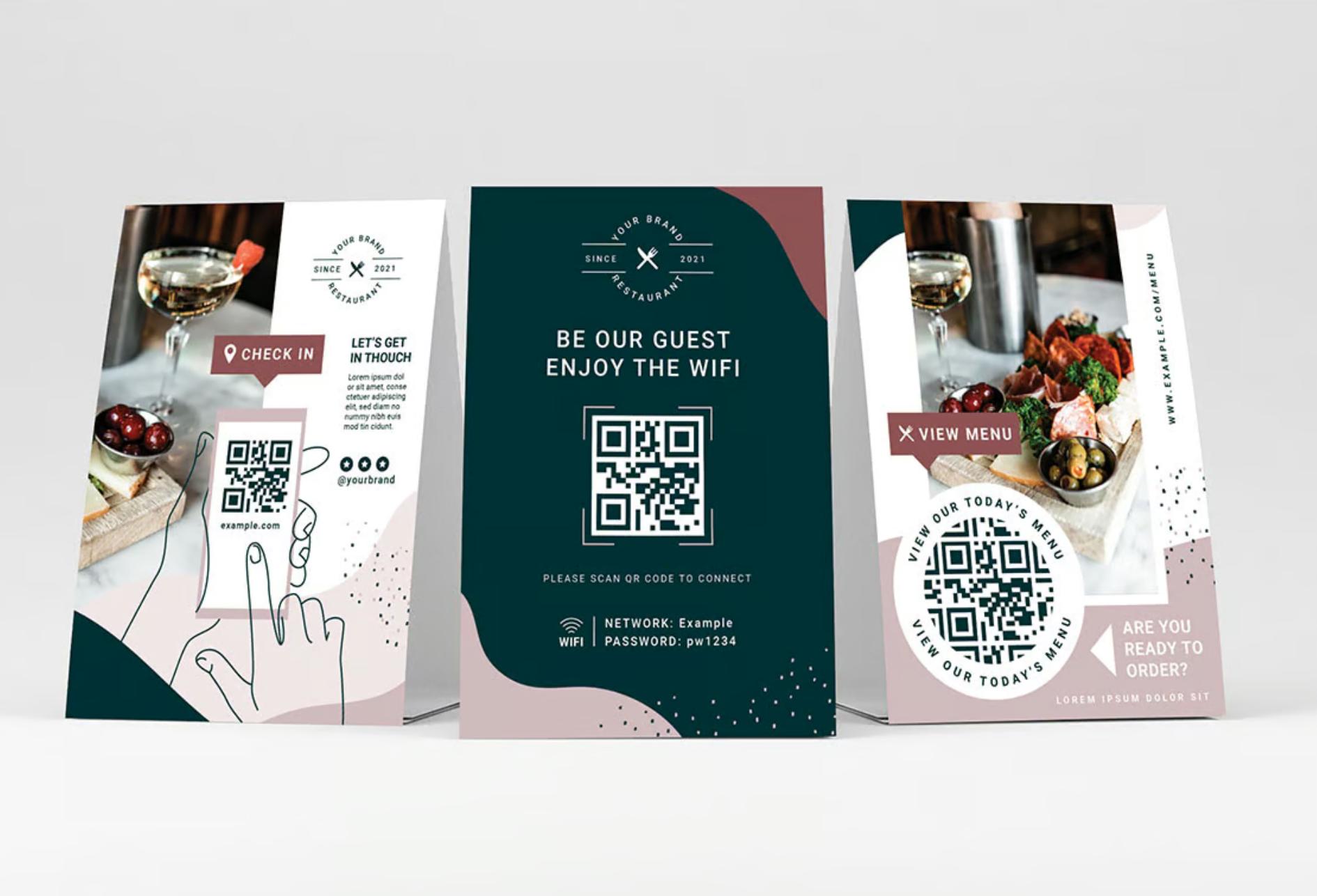 Custom QR Code Business Sign: Payment & Social Media - Etsy