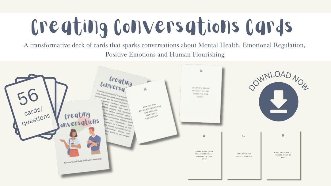 Creating Conversations Cards - Etsy