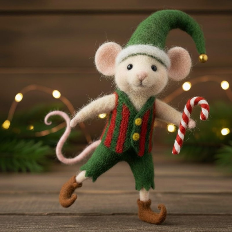 Santa Moon Figurine - Etsy UK