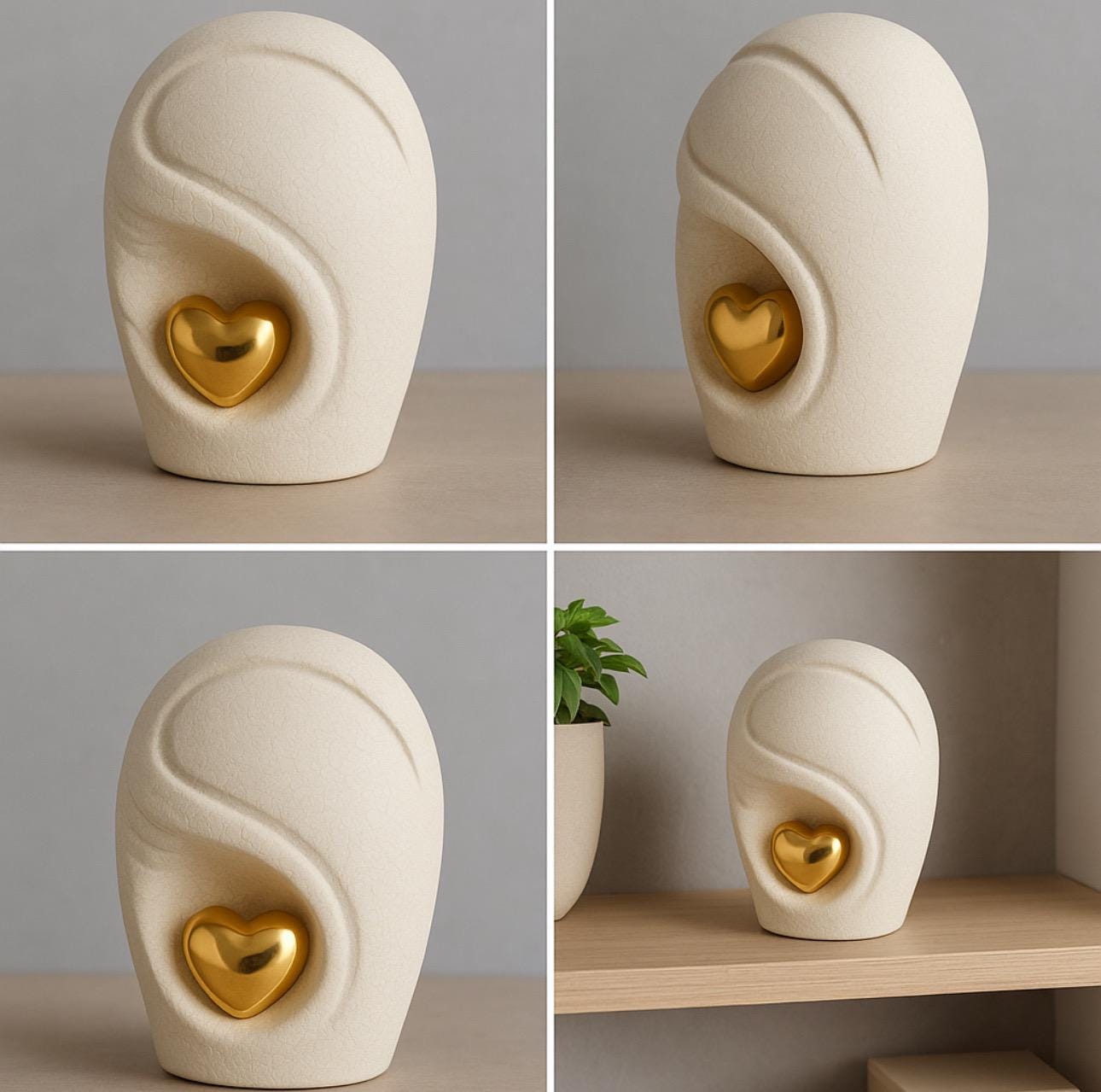 Modern Ceramic Urn. Keepsake Urn. Memorial.personalized Mini Urn ...
