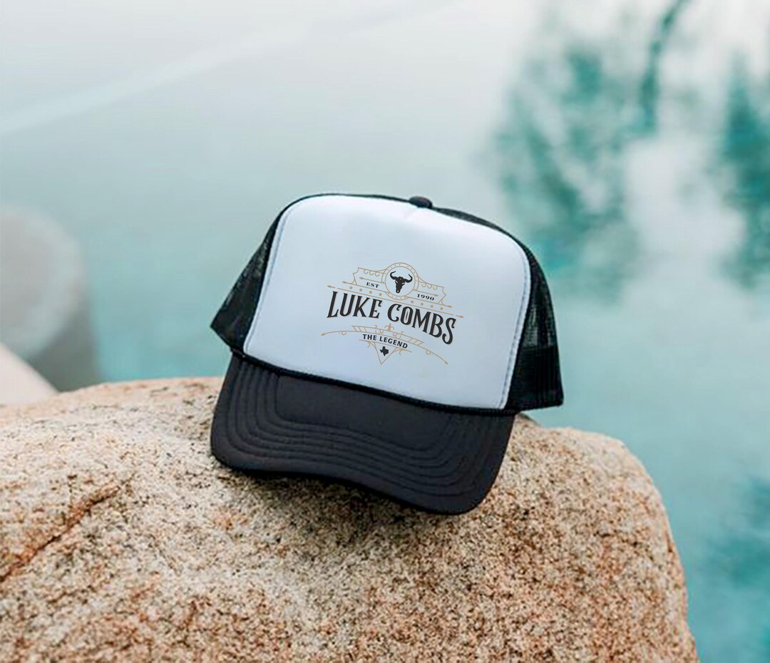Luke Combs the Legends Est 1990 Foam Mesh-back Cap, Country Music Cap ...