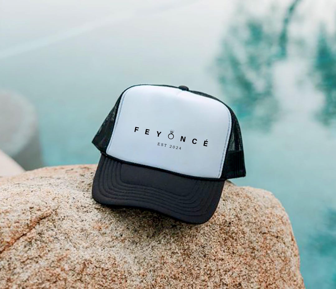 Personalized Feyonce Est 2025 Foam Mesh-back Trucker Cap, Engagement ...