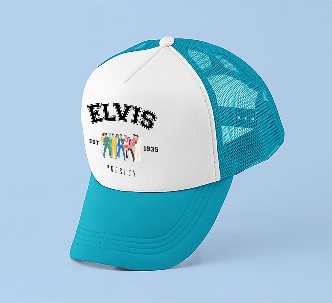 Elvis Presley Foam Mesh-back Trucker Cap, King of Rock & Roll Hat ...