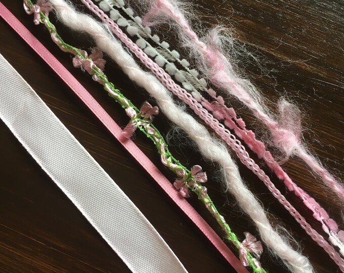 Hand Torn, Frayed Fabric Ribbon, Vintage Ticking - Etsy