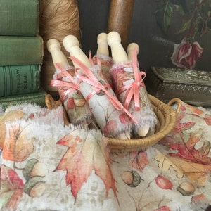 Gorgeous Hand Torn Ribbon, Autumn Colors, Acorns and Leaves, Nature ...