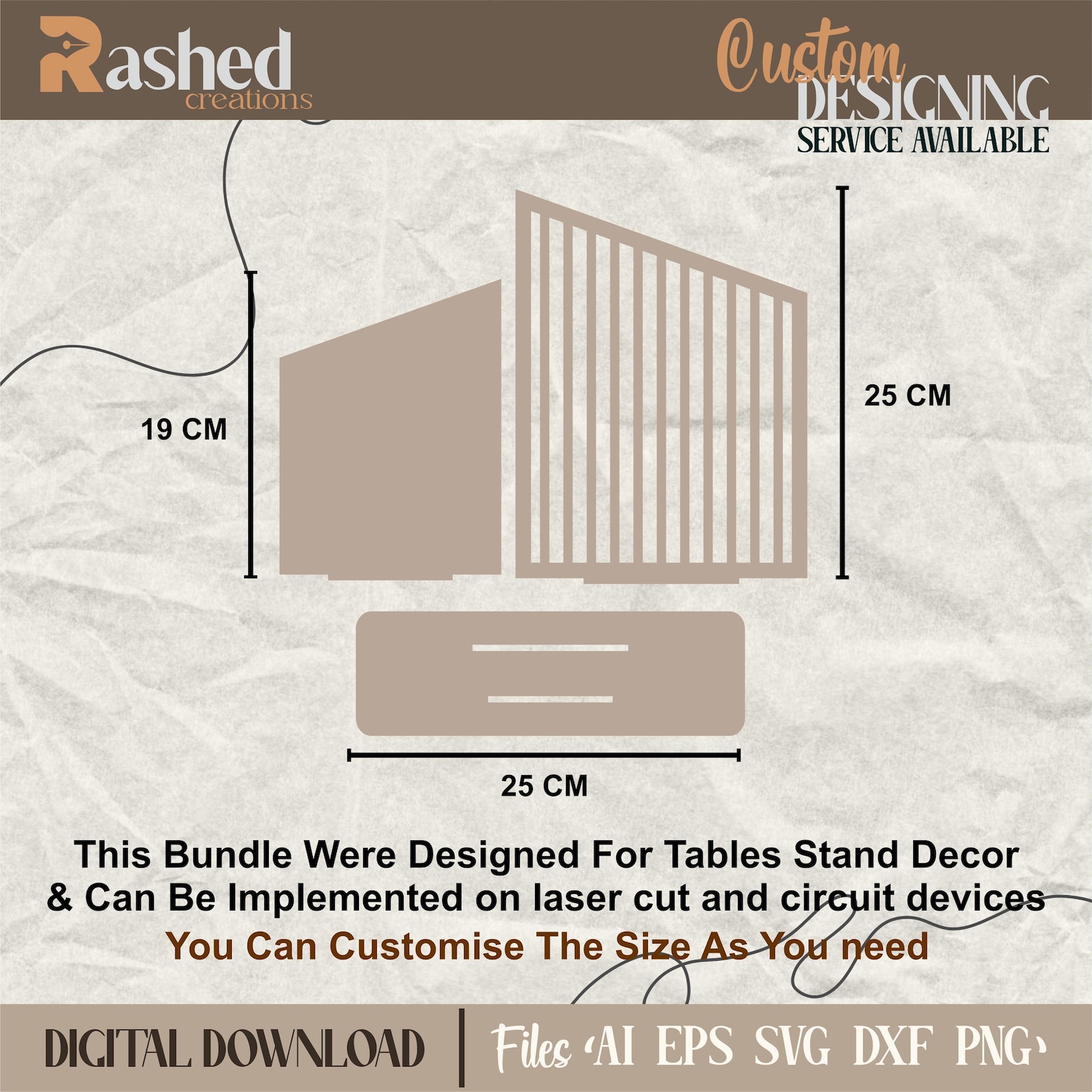 40 Arch Table Stand Templates - Glowforge Ready SVG Bundle - Etsy