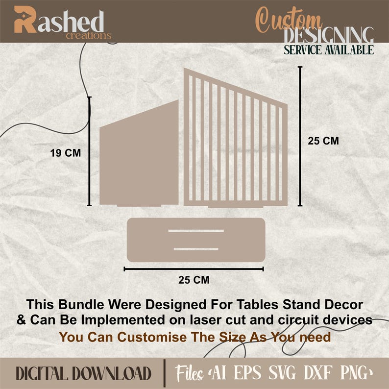 40 Arch Table Stand Templates - Glowforge Ready SVG Bundle - Etsy