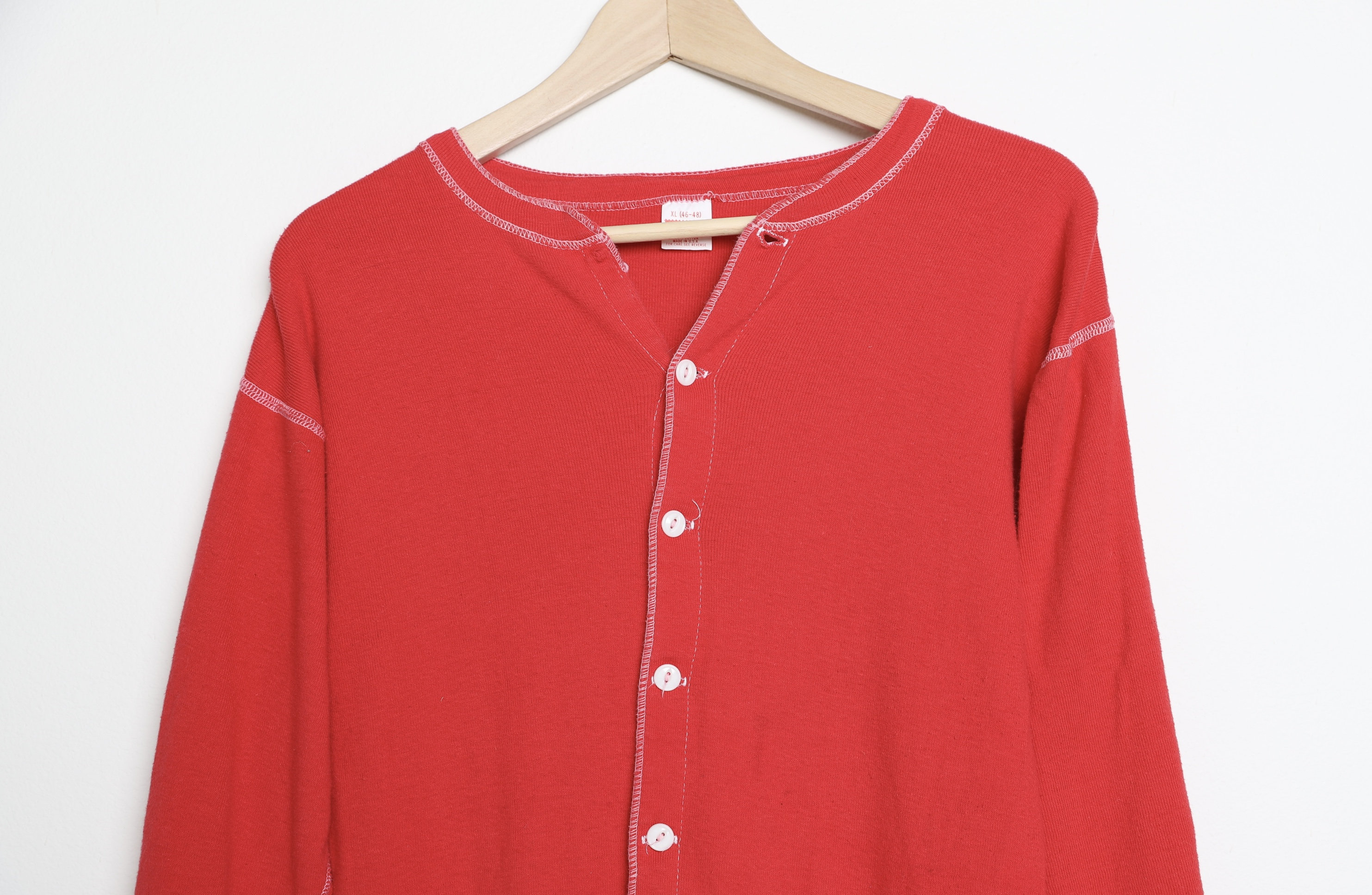 Vintage RED Full Body Style THERMAL Long John's 1960s - Etsy
