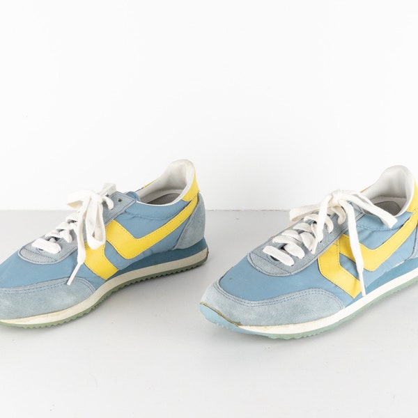 Blue and Yellow Shoes - Etsy