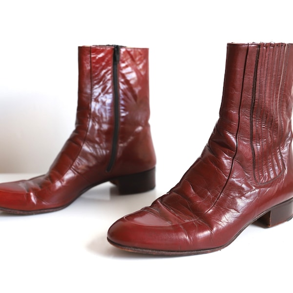 70s Mens Boots - Etsy