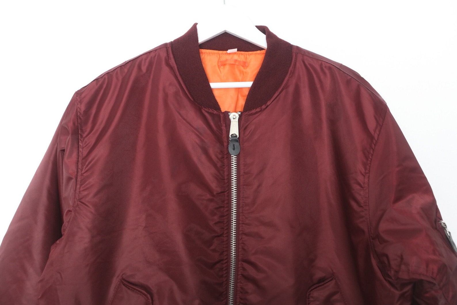 Vintage AVIATOR Bomber Dual Color MEN'S Boxy Slouchy JACKET Men's Size ...