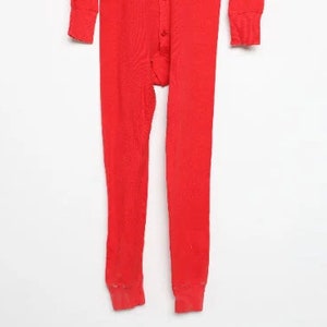 Vintage RED Full Body Style THERMAL Long John's 1960s Grunge Long ...