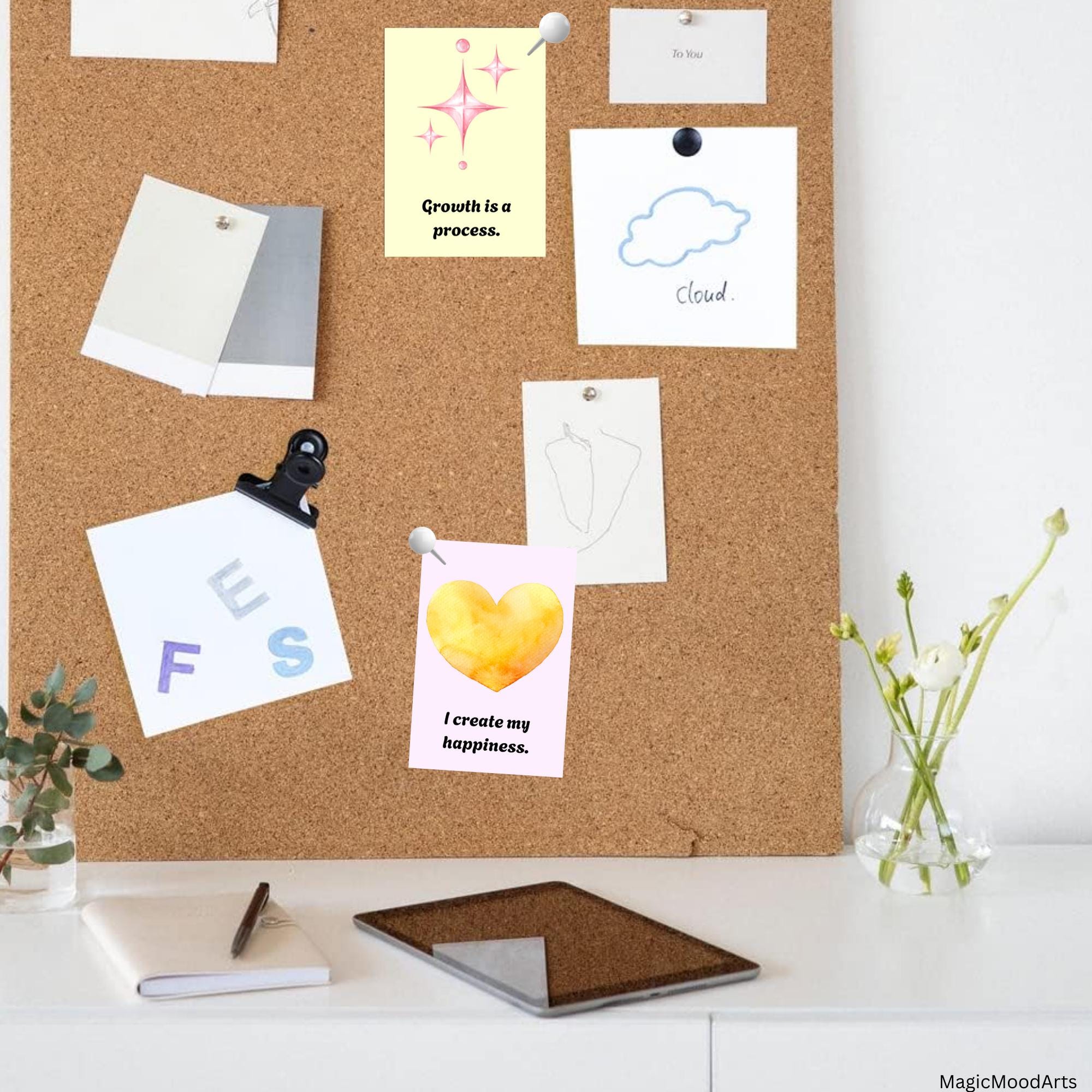 40 Positive Affirmation & Motivation Cards | Cards for Vision Boards ...