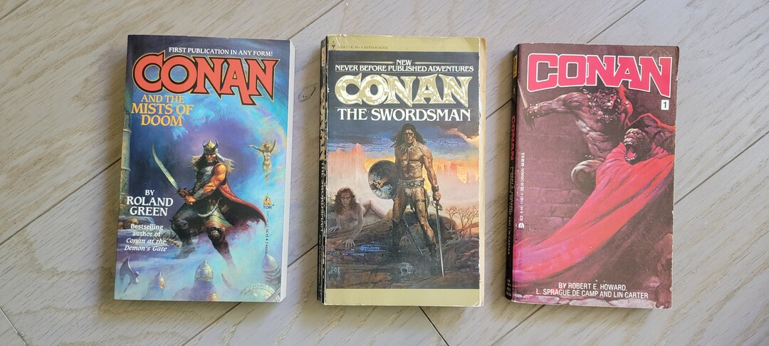 3 Conan Books From 1978, 1990's - Etsy