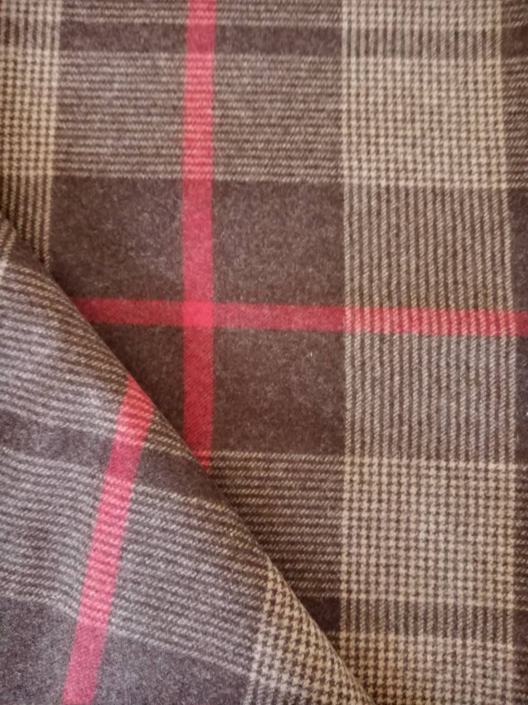 SCHUMACHER MONTANA Wool Plaid JAVA Soft Black, Red, Cream Pillow Cover All Sizes - Etsy