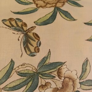 Giselle by Thibaut Imperial Garden Bird Floral Beige Shell Pillow Cover ...