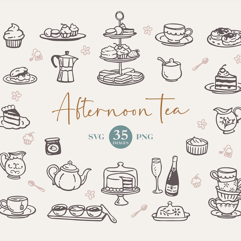 Afternoon Tea Logo - Etsy UK