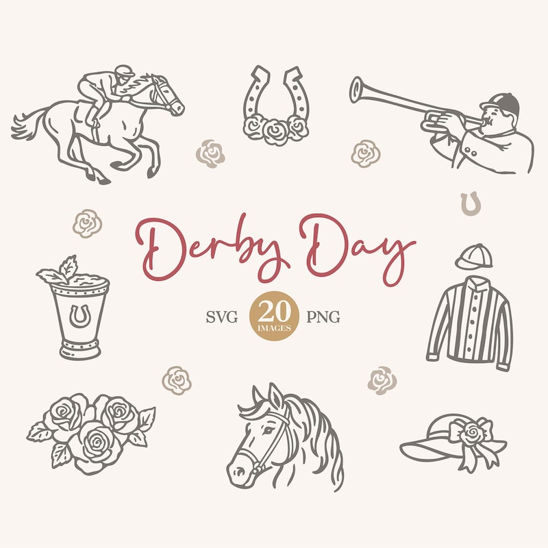 Kentucky Derby Svg - Etsy