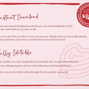Valentine's Clipart Bundle: Hand Drawn Love Themed Illustrations (SVG ...