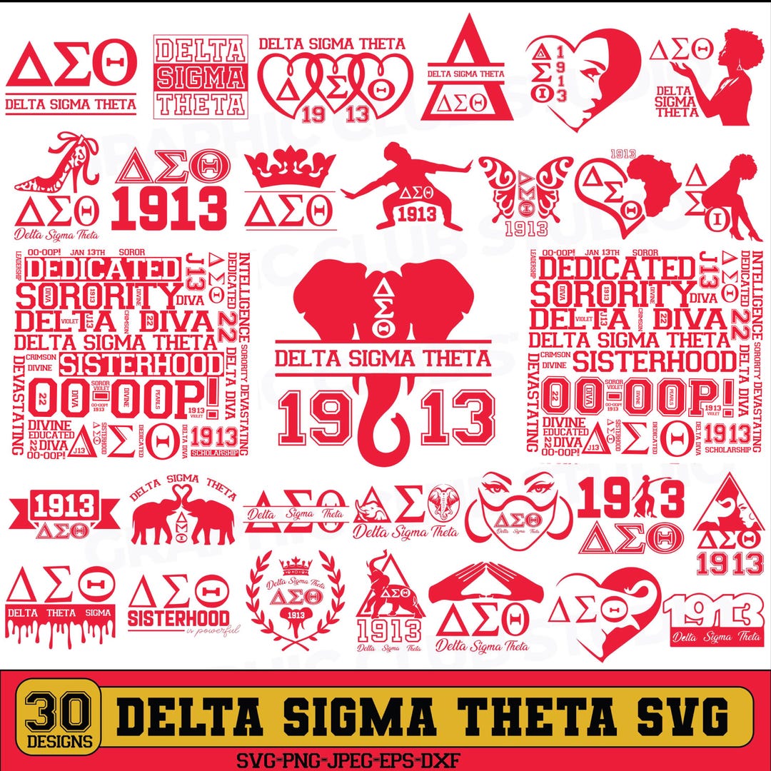 Buy Delta Sigma Theta Svg,1913 Hand Sign Cut Files, Delta Sigma Theta ...