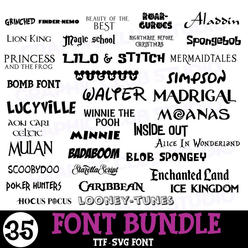 Frozen Font - Etsy
