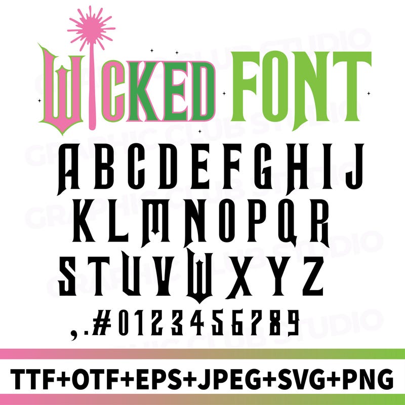 Wicked Logo Svg - Etsy UK