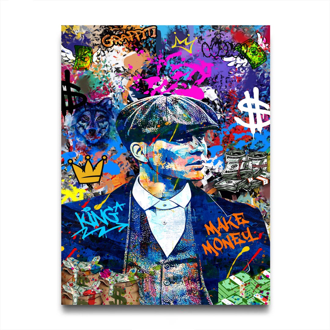 Graffiti Street Pop Art Print, Graffiti Canvas Wall Art, Graffiti ...