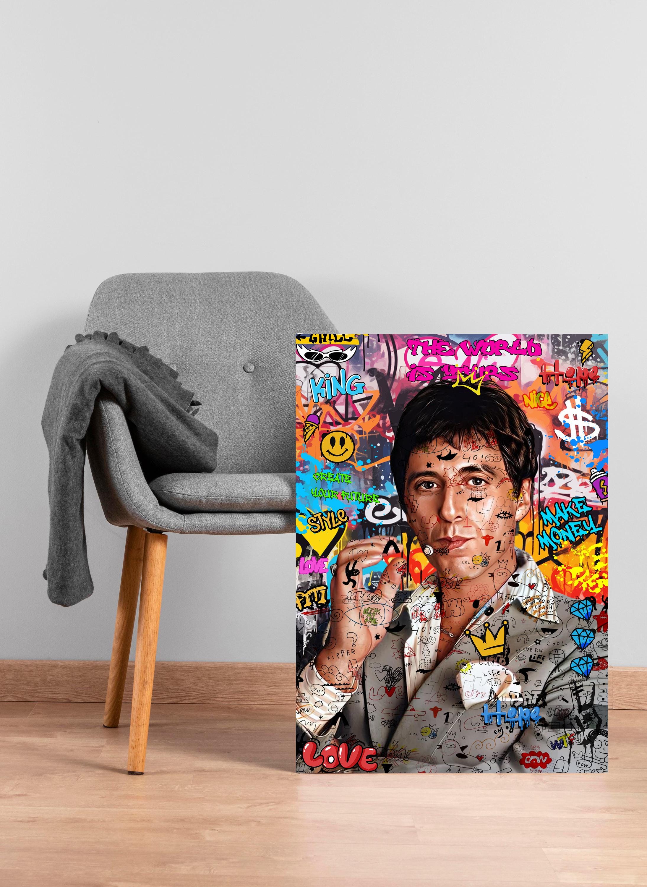 80s Gangster Graffiti Art Print: Urban Pop Art (digital Download) - Etsy