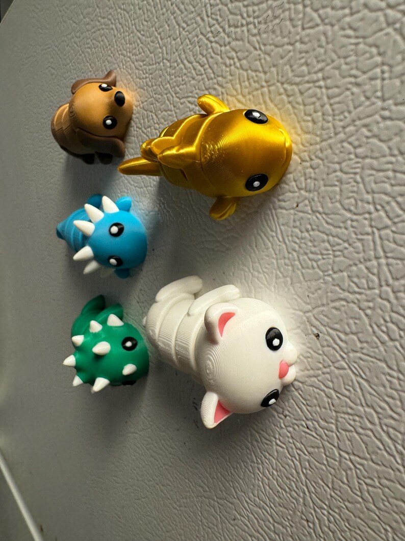 Fiona the Fidget Fish – 3D Printed Flexible Fish Fidget Toy (keychain ...