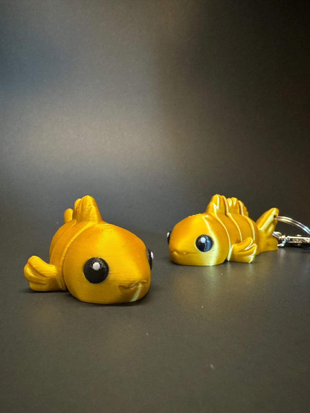Fiona the Fidget Fish – 3D Printed Flexible Fish Fidget Toy (keychain ...
