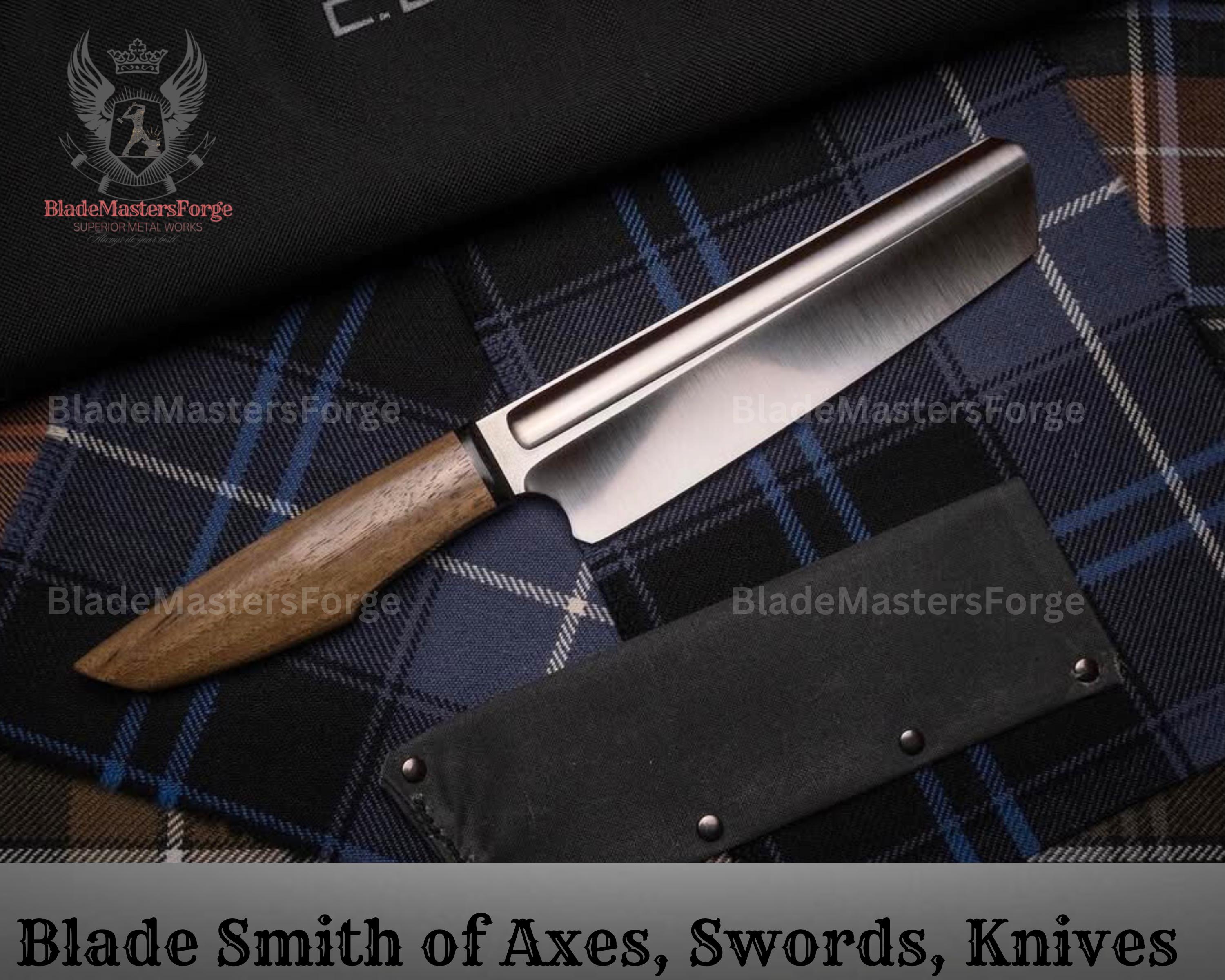 Hand-forged Japanese Style Chef Knife | Custom Kiritsuke Inspired Blade ...