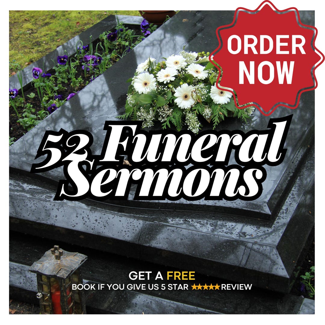 52 Funeral Sermons – A Complete Guide for Pastors & Ministers - Etsy