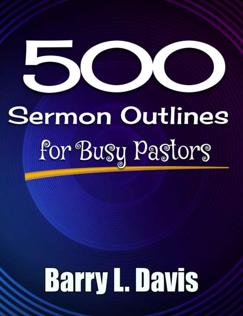500 Sermon Outlines for Busy Pastors – Preaching Made Easy! - Etsy