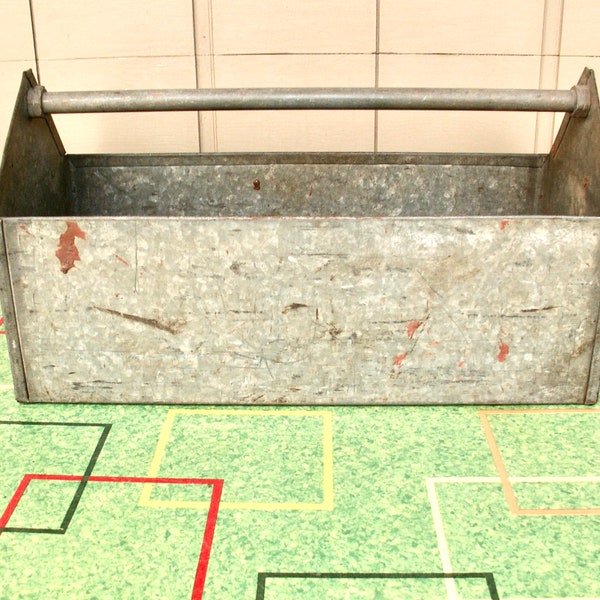 Galvanized Tool Box - Etsy