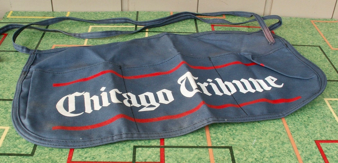 Vintage Chicago Tribune Newspaper News Boy Newsstand Canvas Apron - Etsy