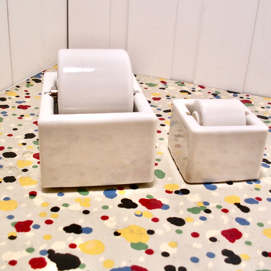 Pair of Vintage Porcelain Stamp Moistener Ideal Sengbusch - Etsy