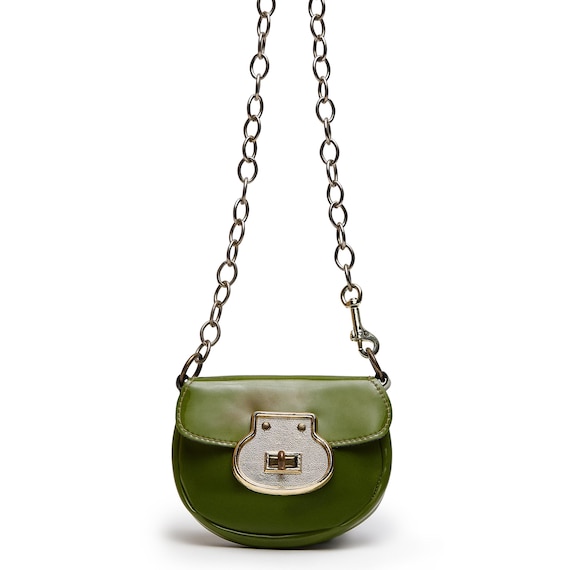 Vintage Davey's 1960s Green Leather Purse/Card Holder - Gem