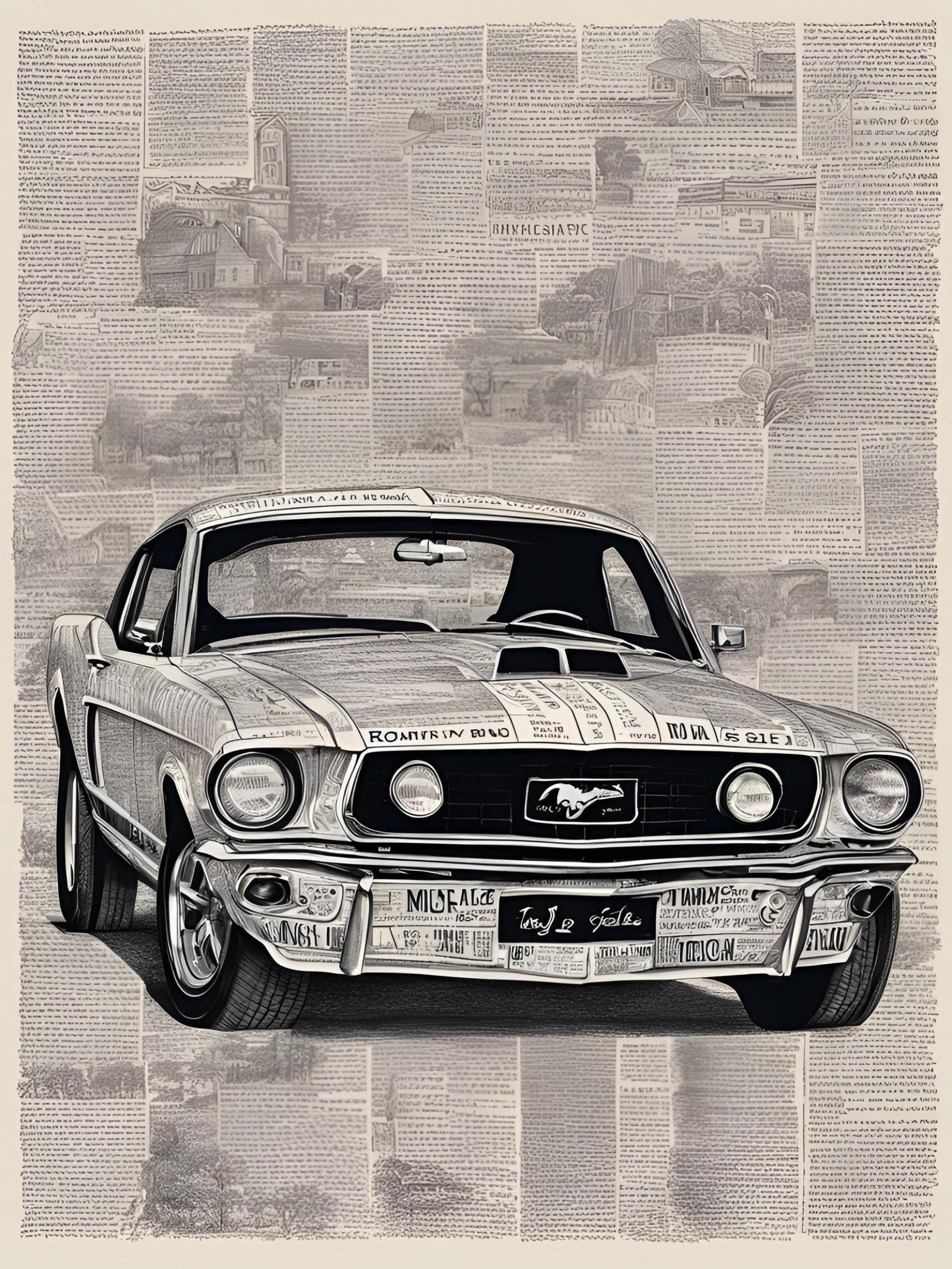 Reviving Classics: Hand-drawn Pen Ink Drawings of Iconic Cars ...