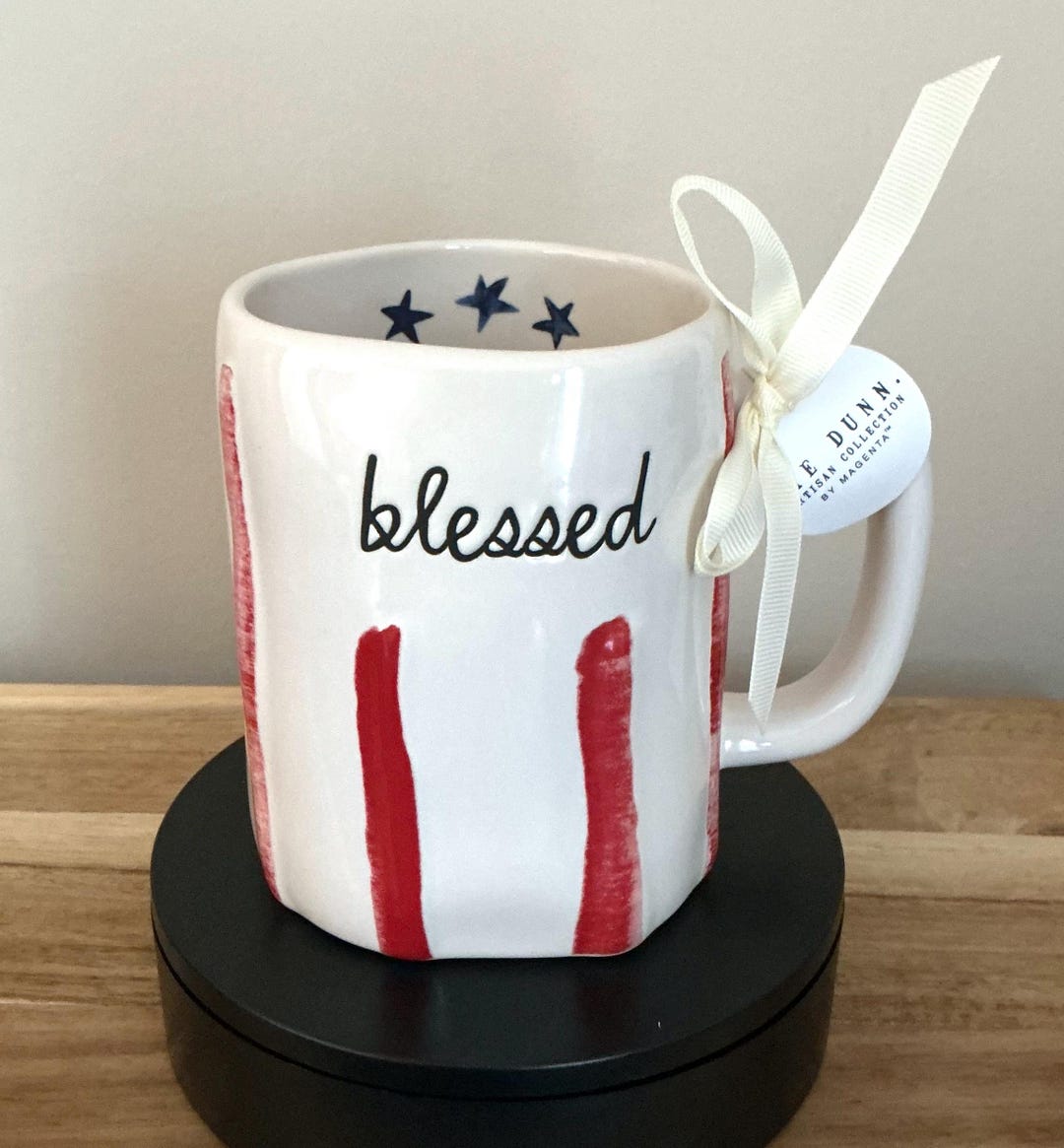 Rae Dunn Collection Artisan Pottery Coffee Mug~ ‘ Blessed’ ~ Add A ...