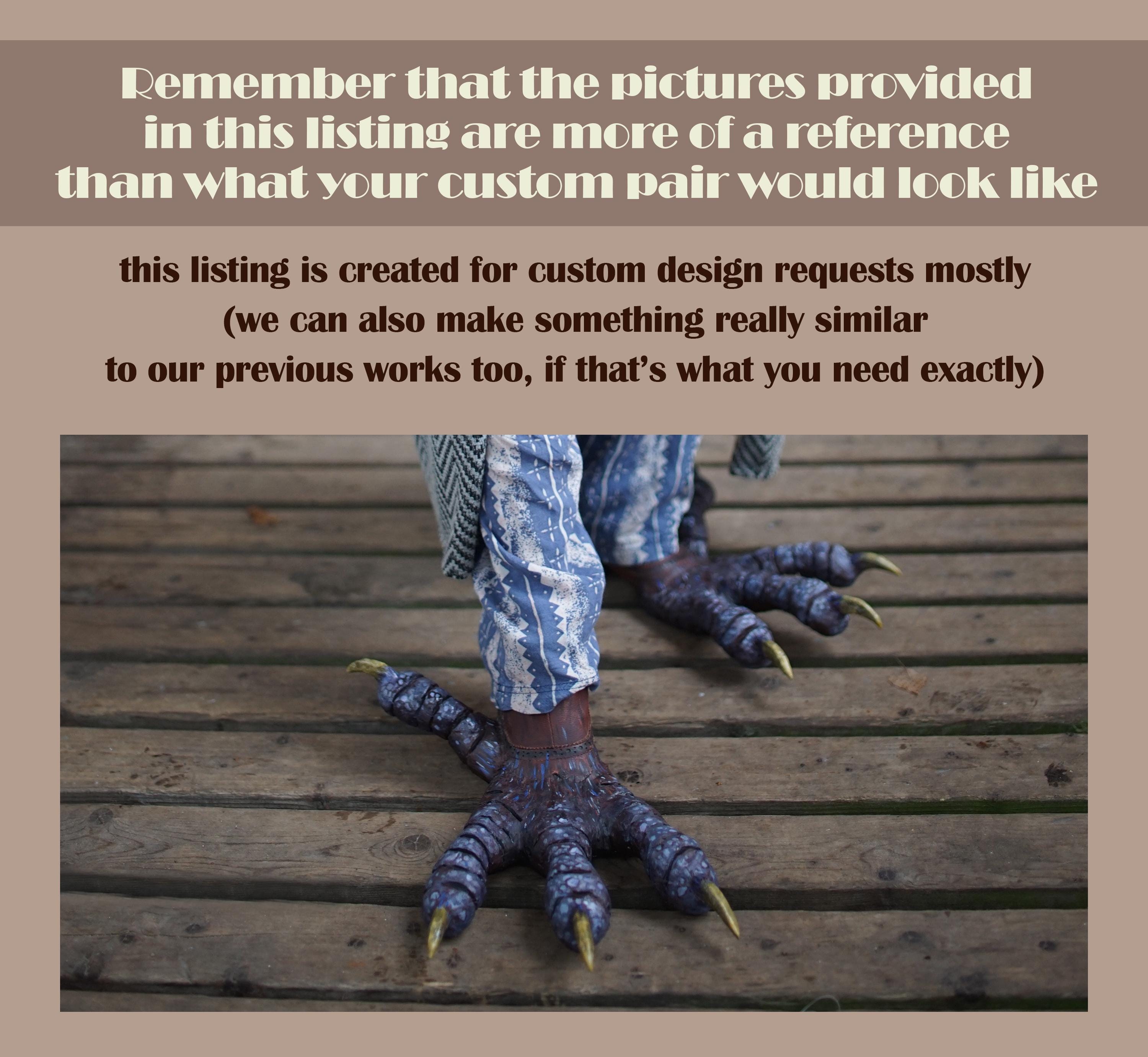 Bird, Dragon, Harpy Feet for Cosplay/larp/stage Props Based on Any ...