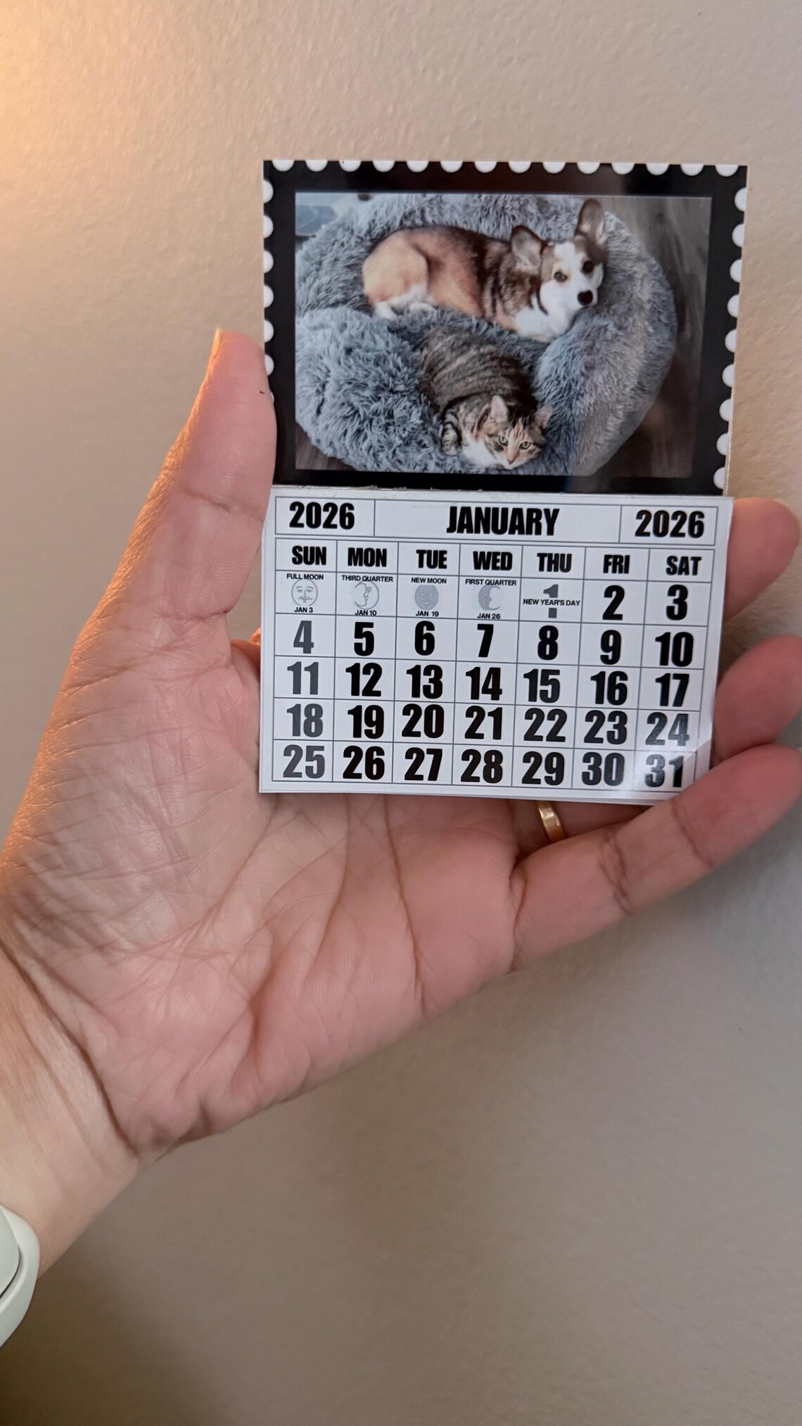 Magnetic Mini Tear-off Calendar 3x4 – Custom Business Calendar ...