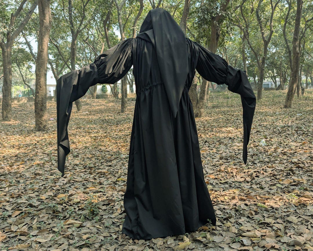 Witch King Nazgul, Dark Rider Outfit, Ringwraith Black Hooded Halloween ...