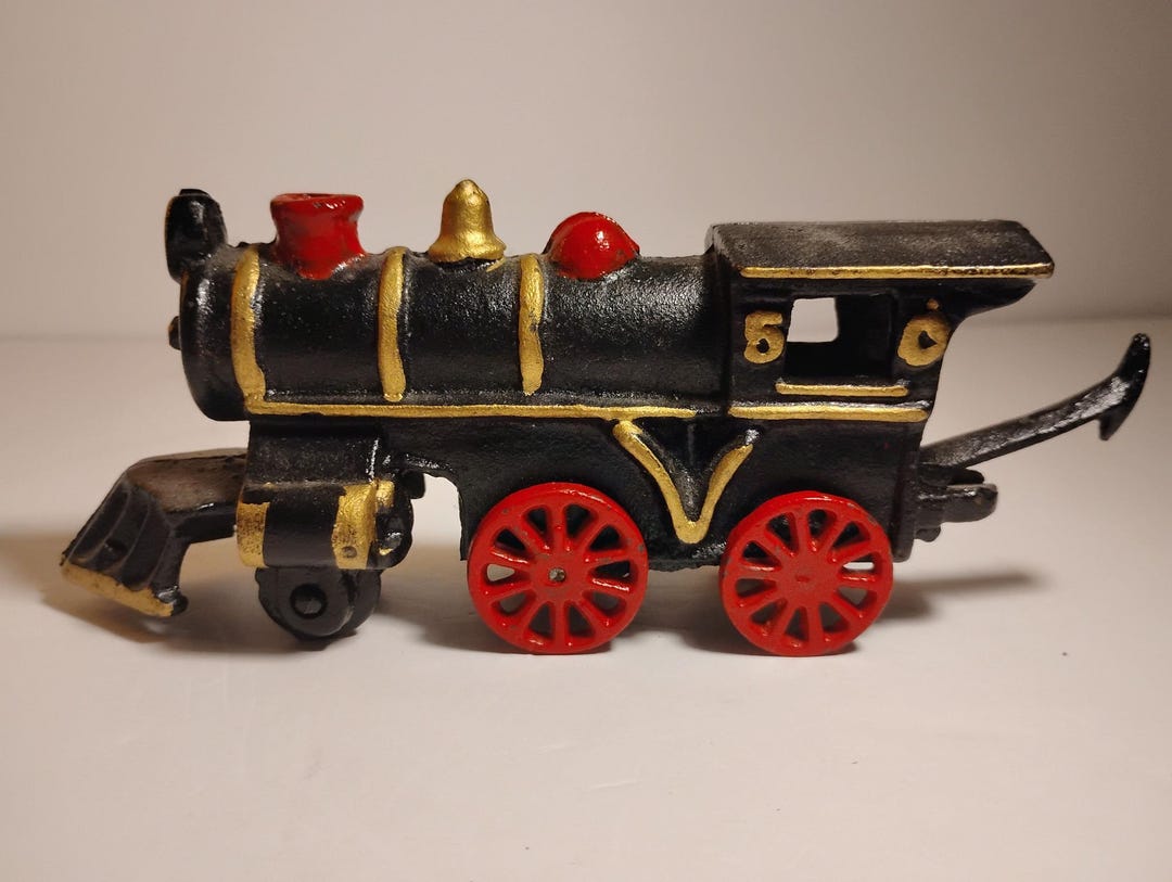 Vintage Cast Iron Steam Engine 50 - Etsy
