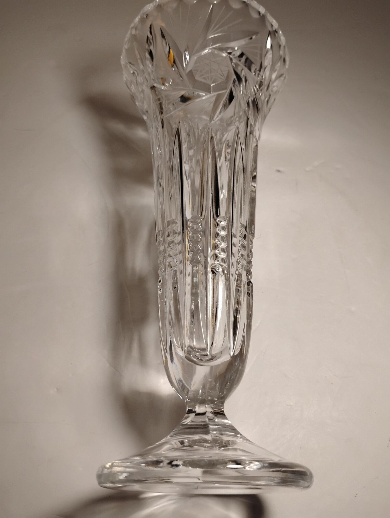 Vintage American Brilliant Period Star of David Crystal Vase - Etsy