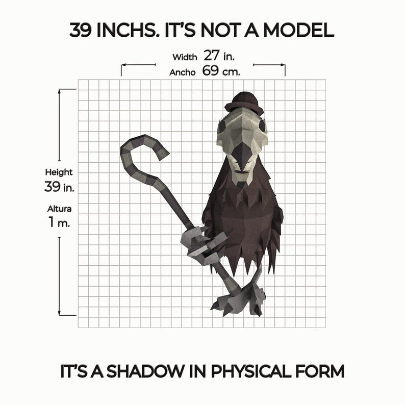 3D Papercraft Horror Sculpture Dark Art Collectible – Creepazoid CLOCKY ...