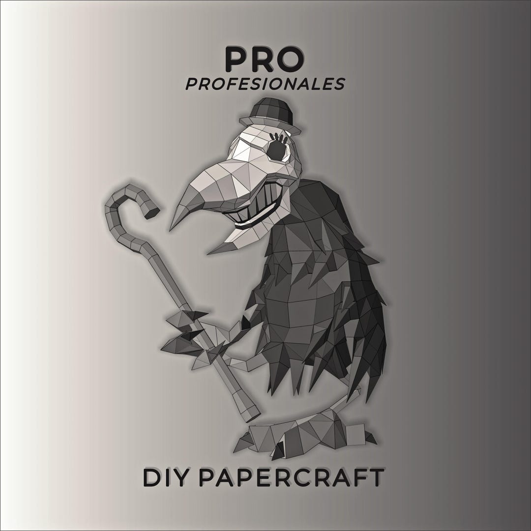 3D Papercraft Horror Sculpture Dark Art Collectible – Creepazoid CLOCKY ...