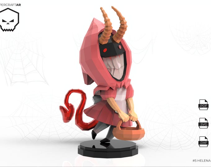 Scythe 3D Papercraft. Get SVG, PDF Digital File Pattern and Instruction ...