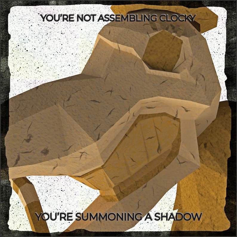 Creepazoid #2 - CLOCKY - PDF Blueprint · Horror Figure Model — Builder ...